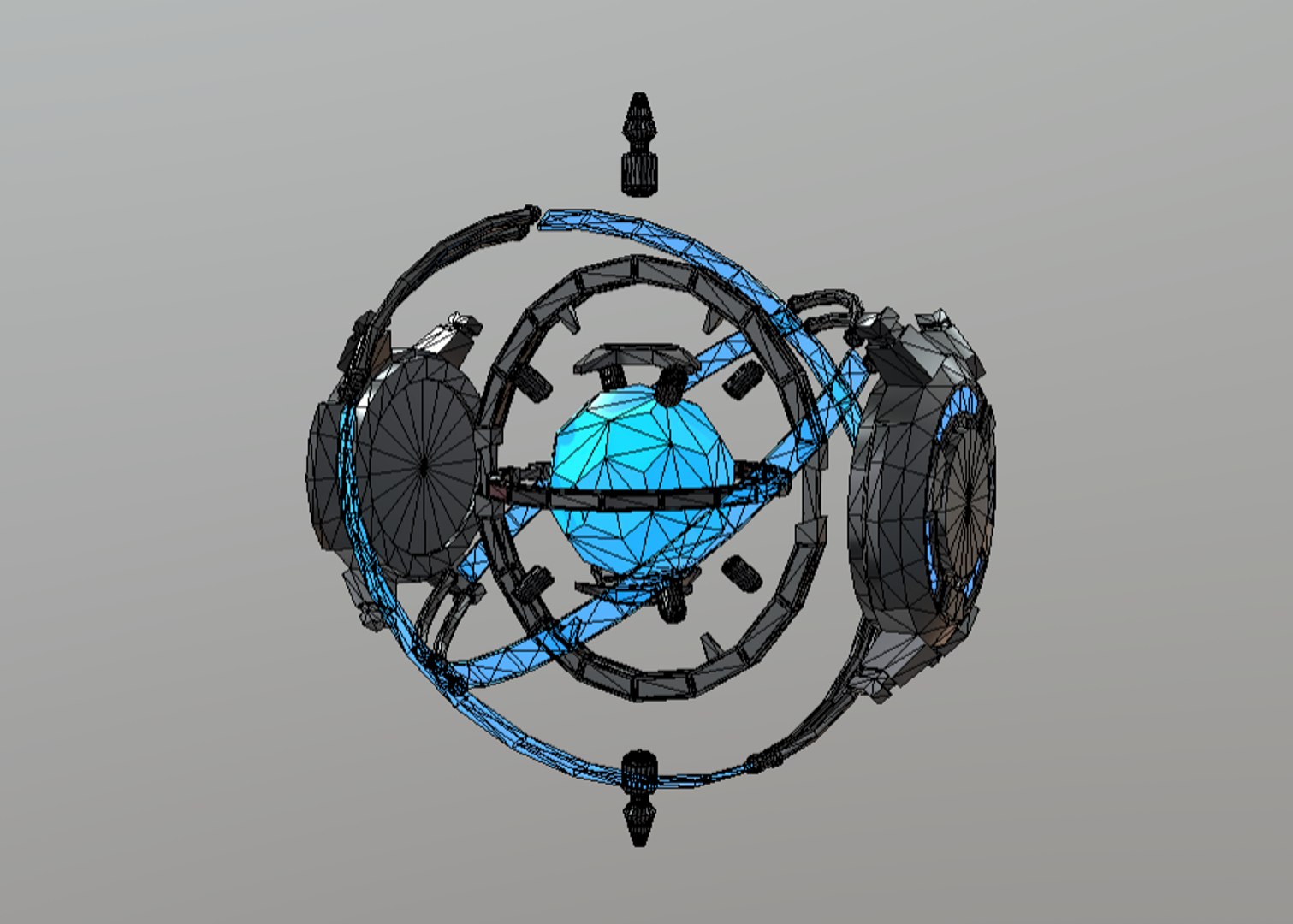 3D Power Sphere Gyroscope - TurboSquid 1325899