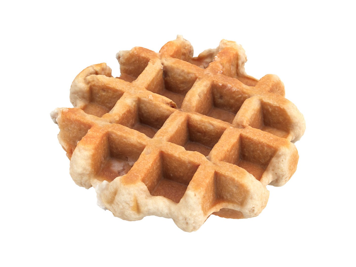 3D Model Photorealistic Scanned Waffle - TurboSquid 1375018