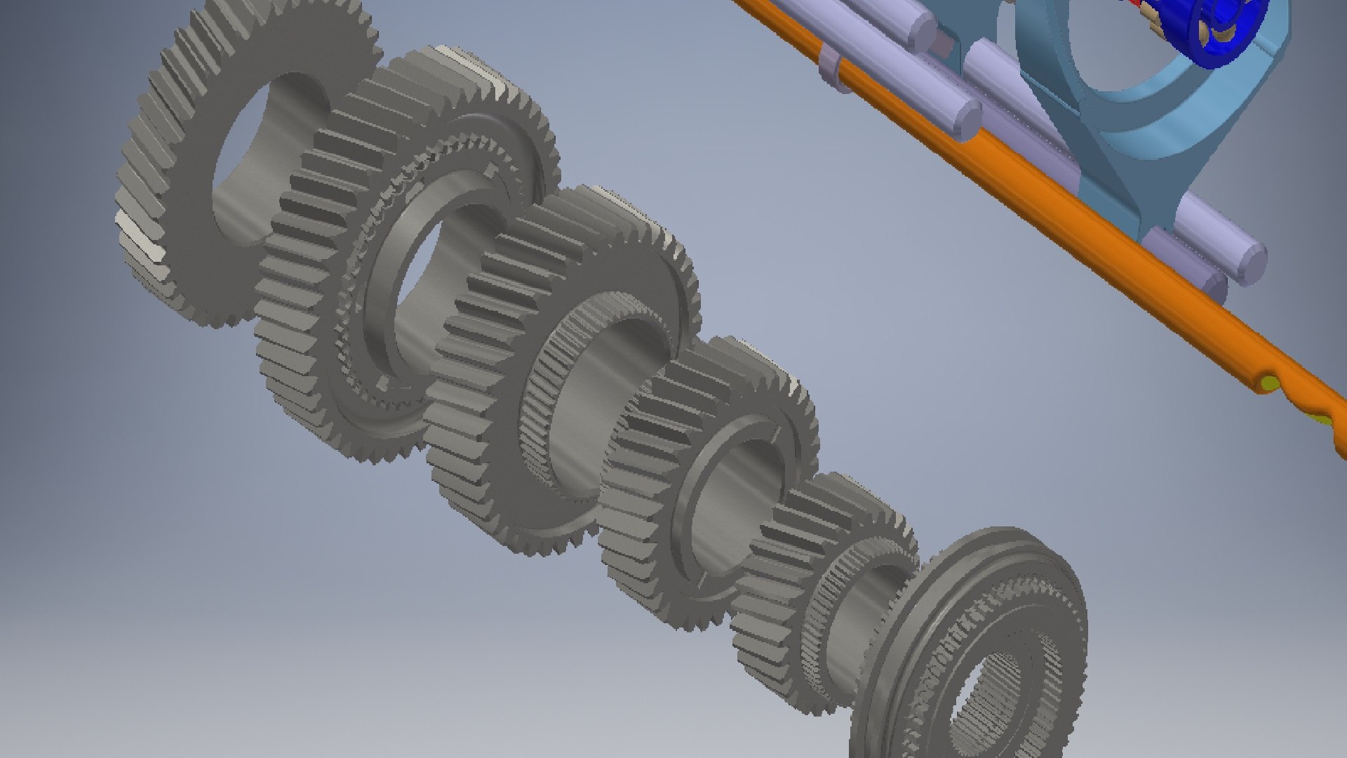 3D 5 Speed Vehicle Gearbox - TurboSquid 2058757