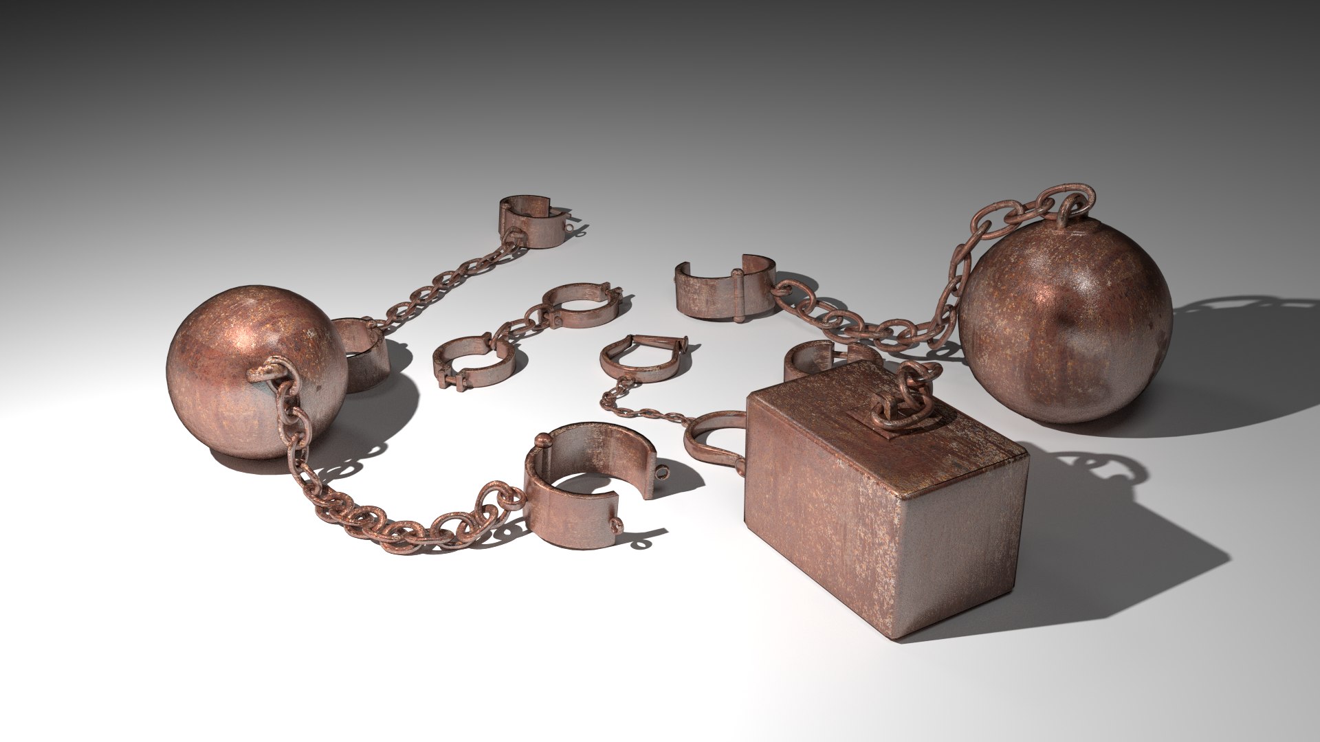 3D model medieval shackles - TurboSquid 1165830