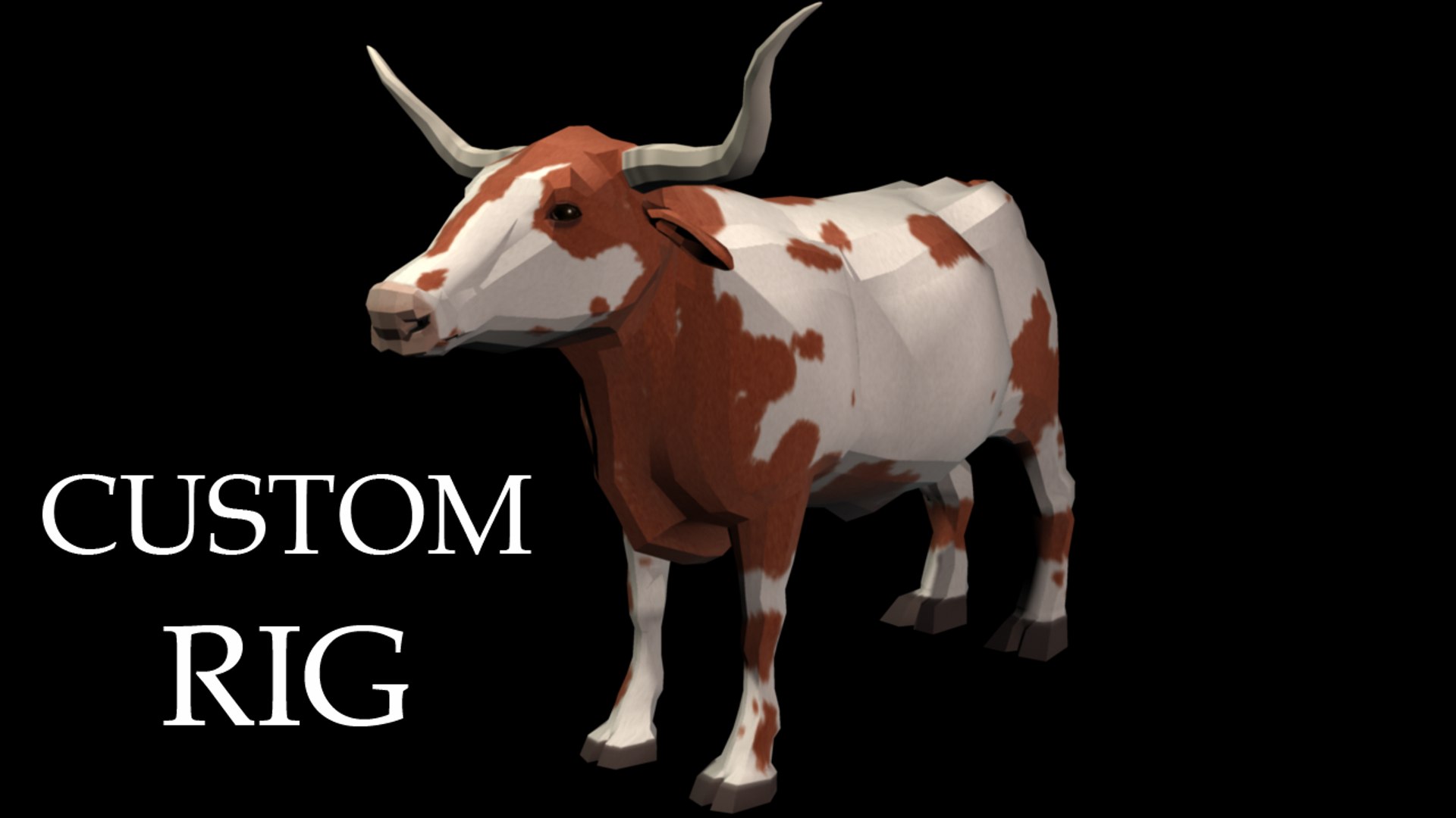 Texas Longhorn Rig 3d Model