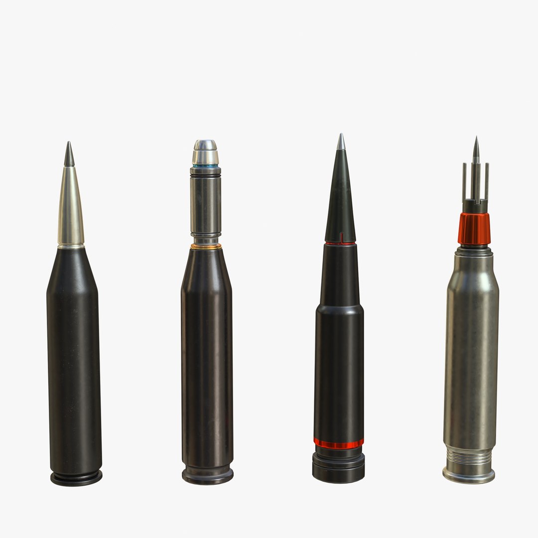 Cartridge Concept Set 01 3D Model - TurboSquid 1436242