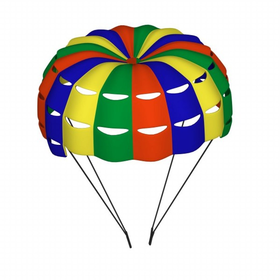3d Model Of Parachutes