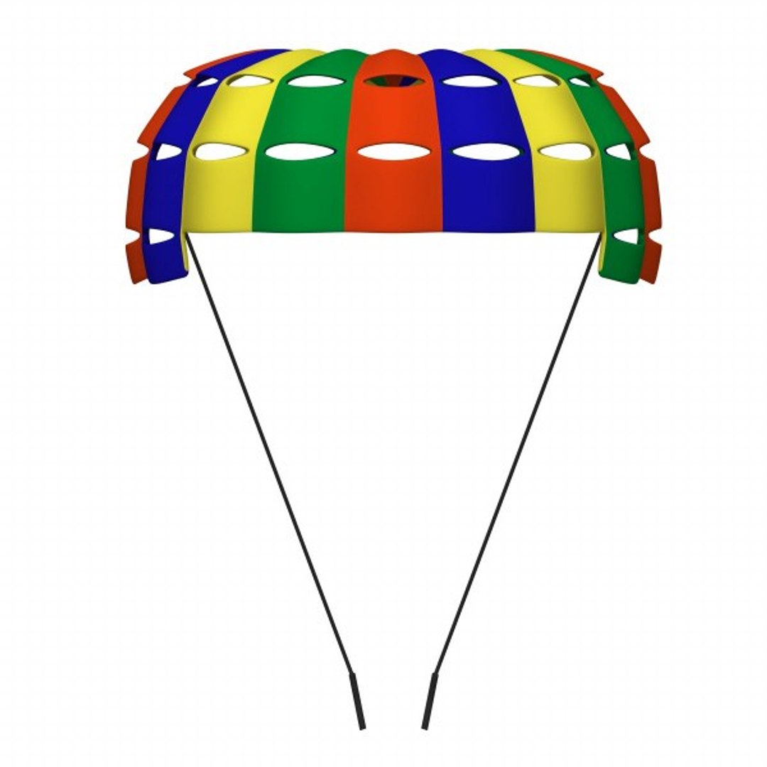 3d Model Of Parachutes