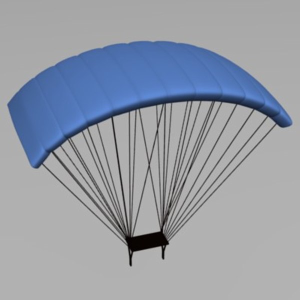 3d model of parachutes