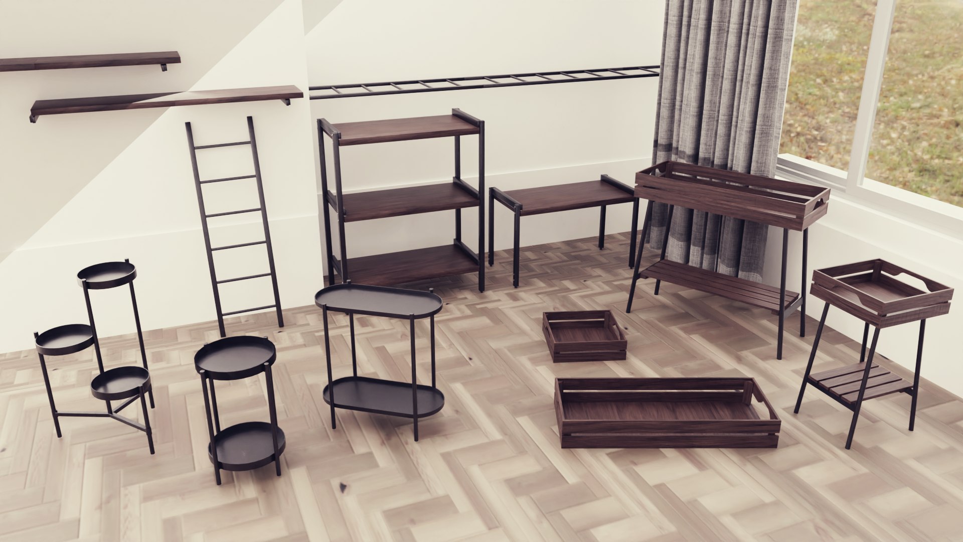 3D Model Stands Collection - TurboSquid 1909241