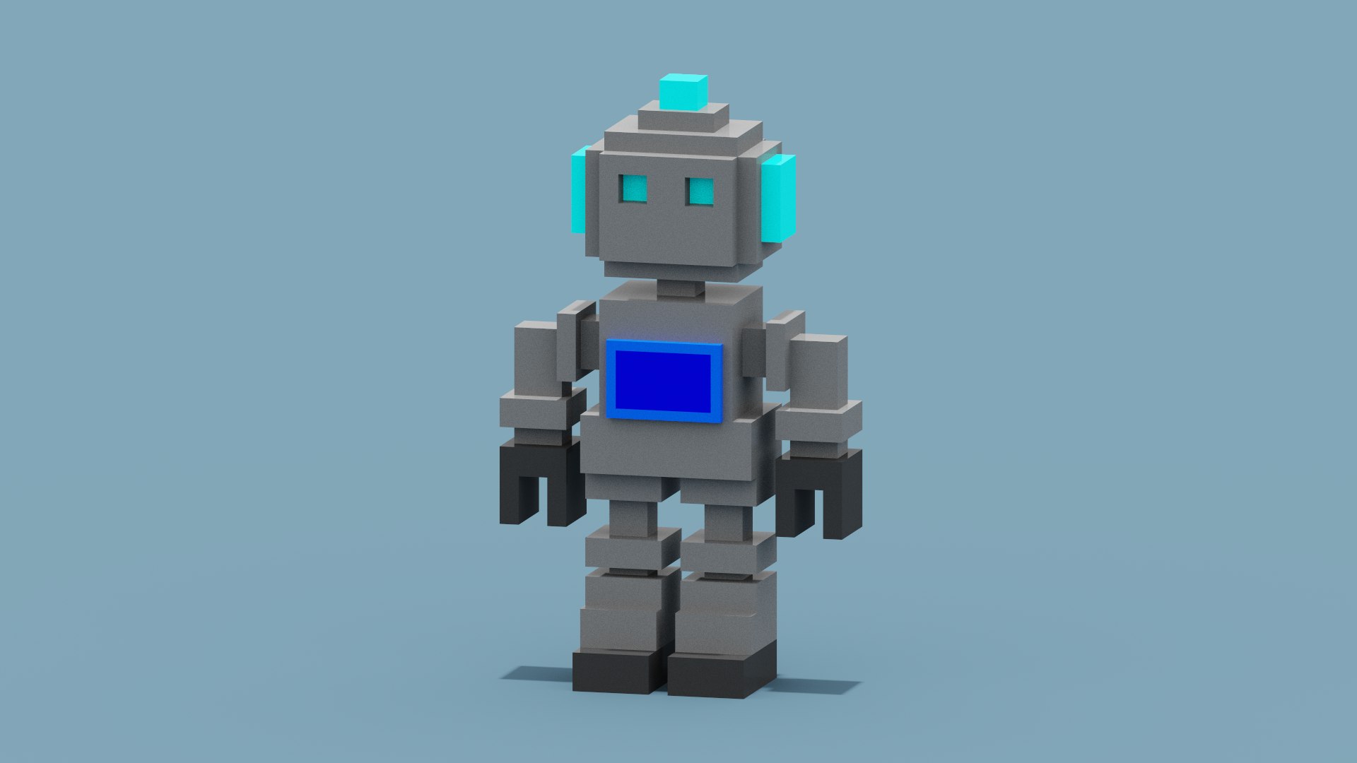 3D Model Voxel Robot - TurboSquid 1952943