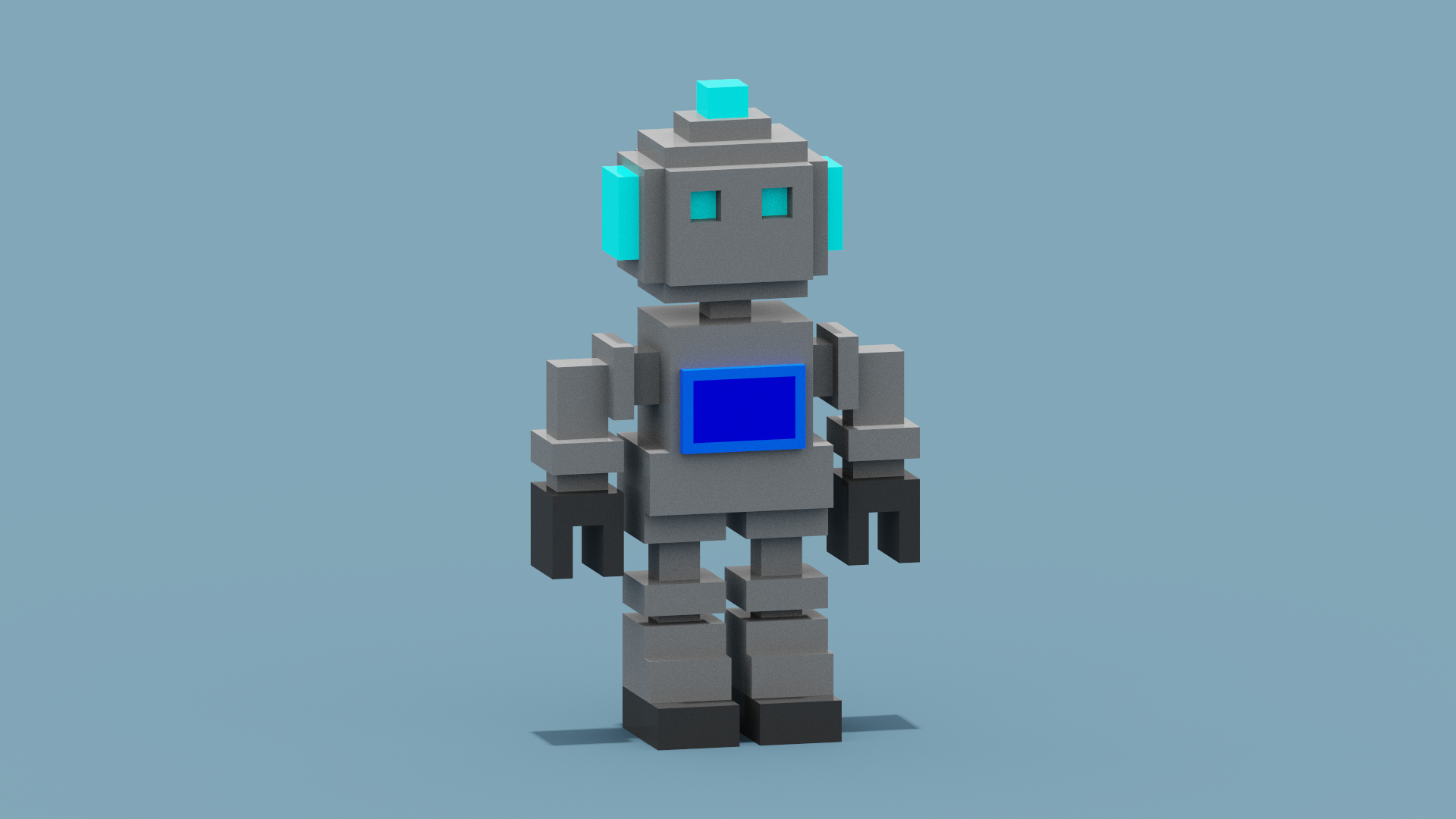 3D Model Voxel Robot - TurboSquid 1952943