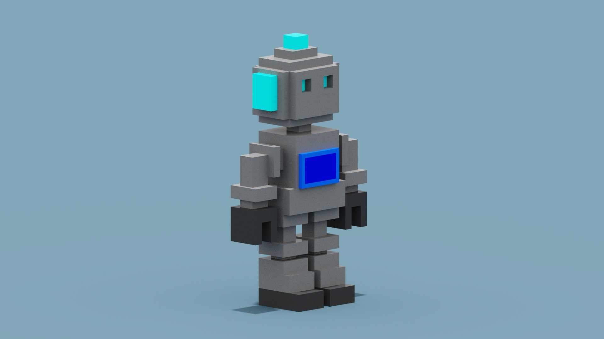 3D Model Voxel Robot - TurboSquid 1952943