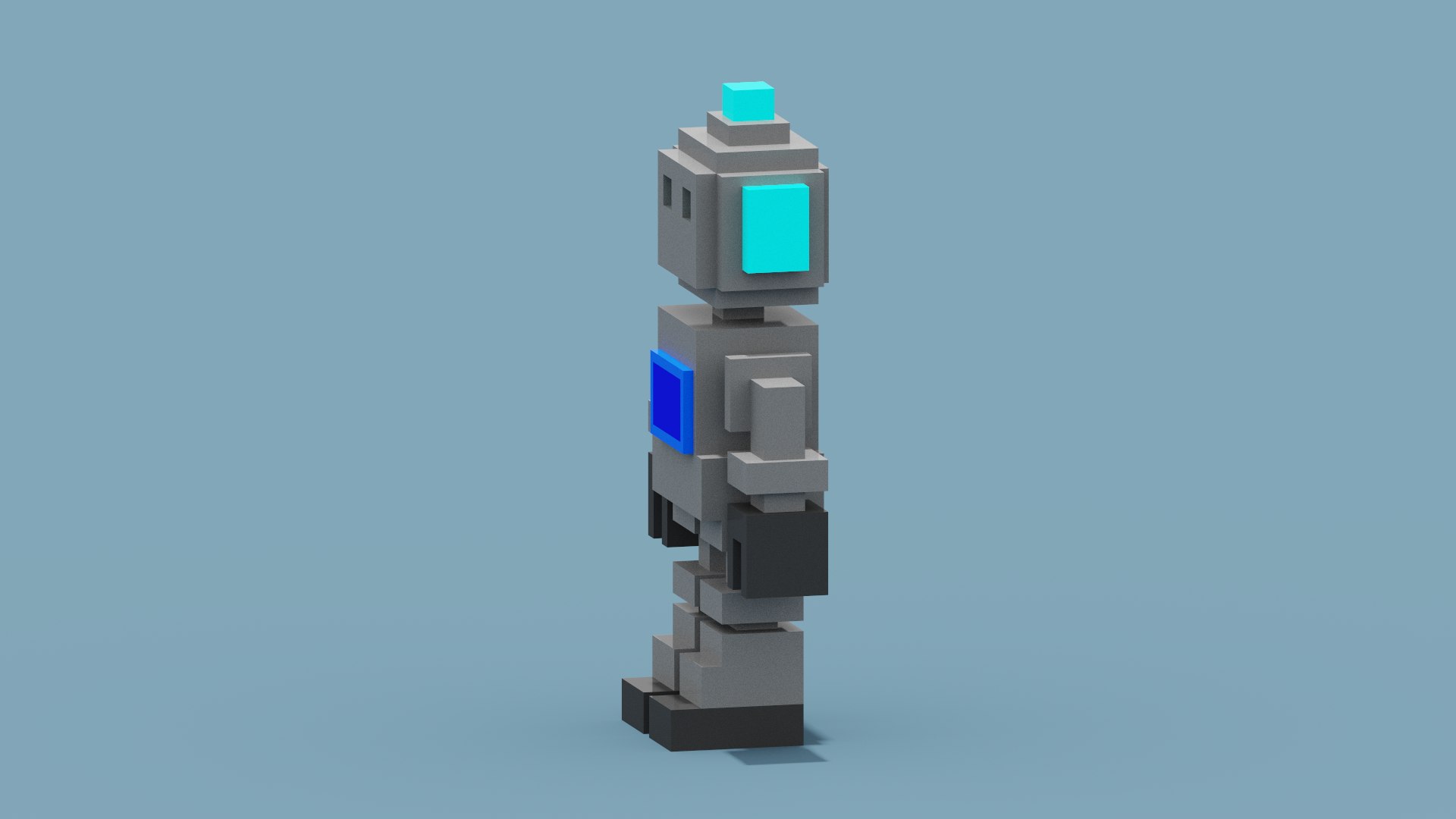 3D Model Voxel Robot - TurboSquid 1952943