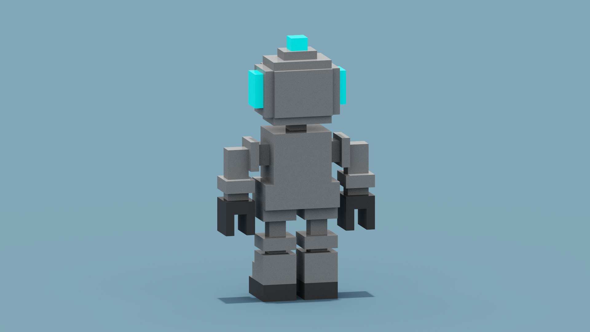 3D Model Voxel Robot - TurboSquid 1952943