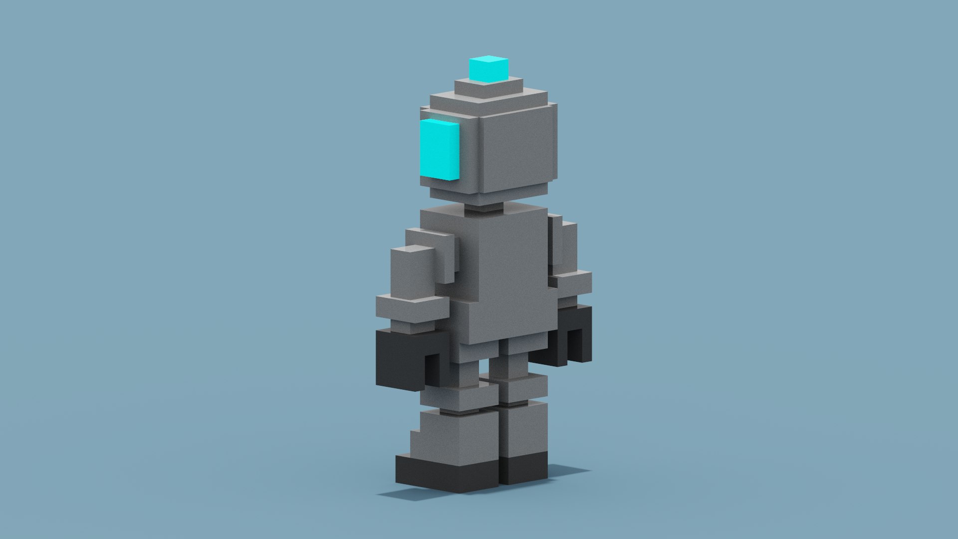 3D Model Voxel Robot - TurboSquid 1952943