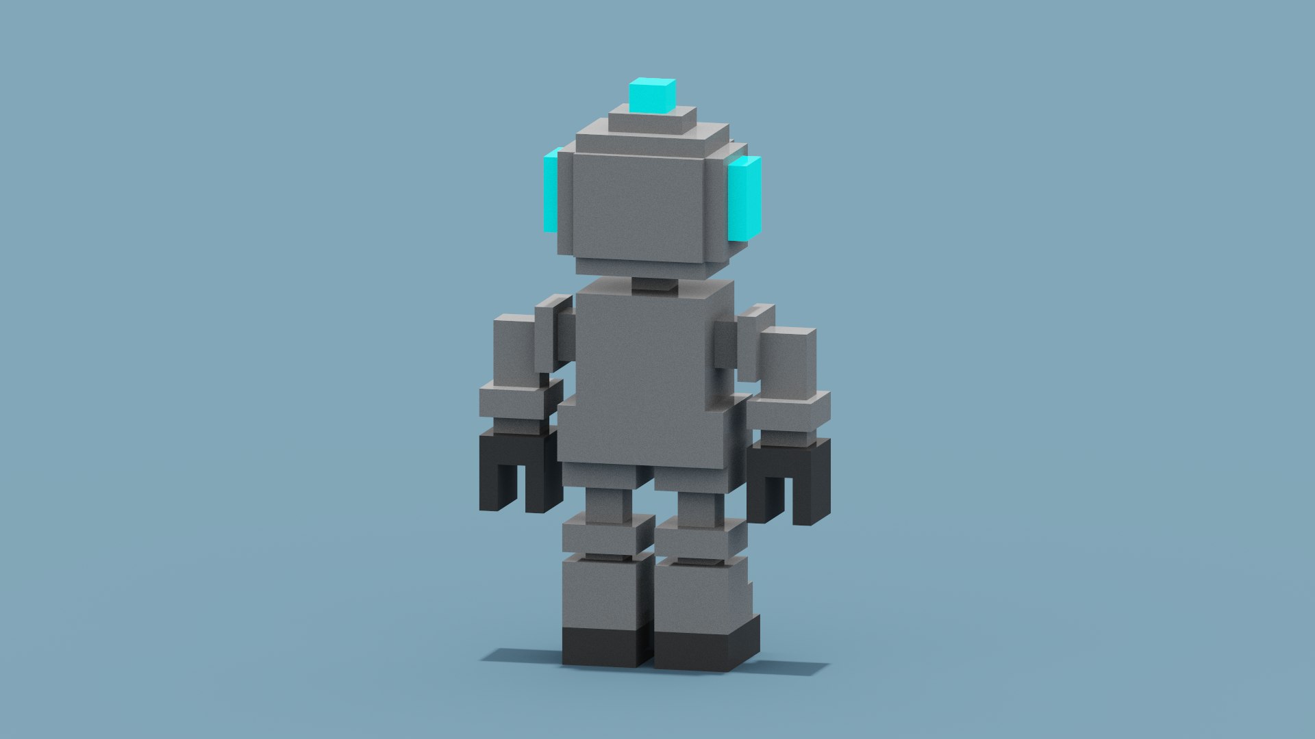 3D Model Voxel Robot - TurboSquid 1952943