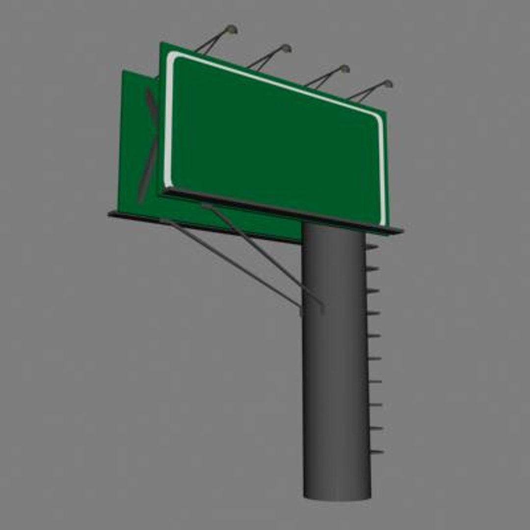 Sign Billboard Dxf