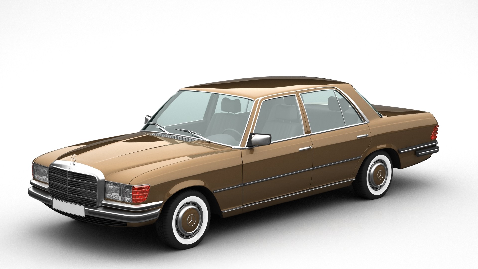 Mercedes Benz 350 SE 3D Model - TurboSquid 2010123