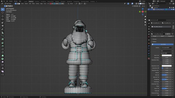modelo 3d Papá Noel - TurboSquid 2025998