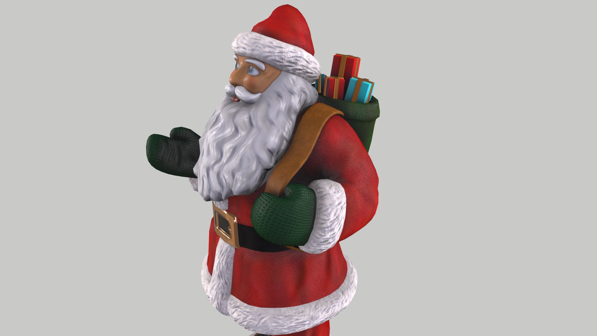 3D Model Santa Claus - TurboSquid 2025998