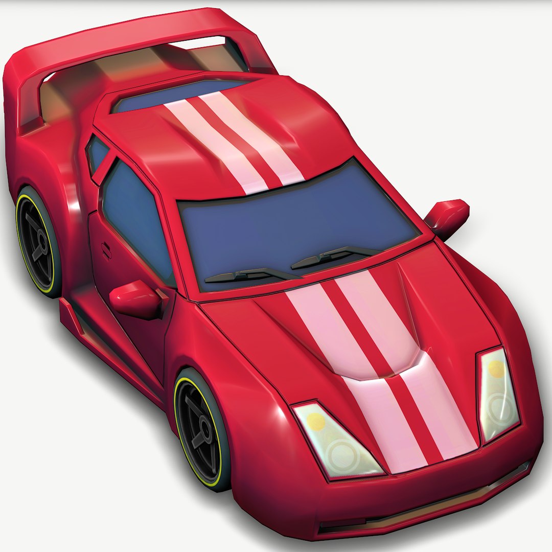 Stylized Sport Car PBR Game Ready 3D model - TurboSquid 1810912