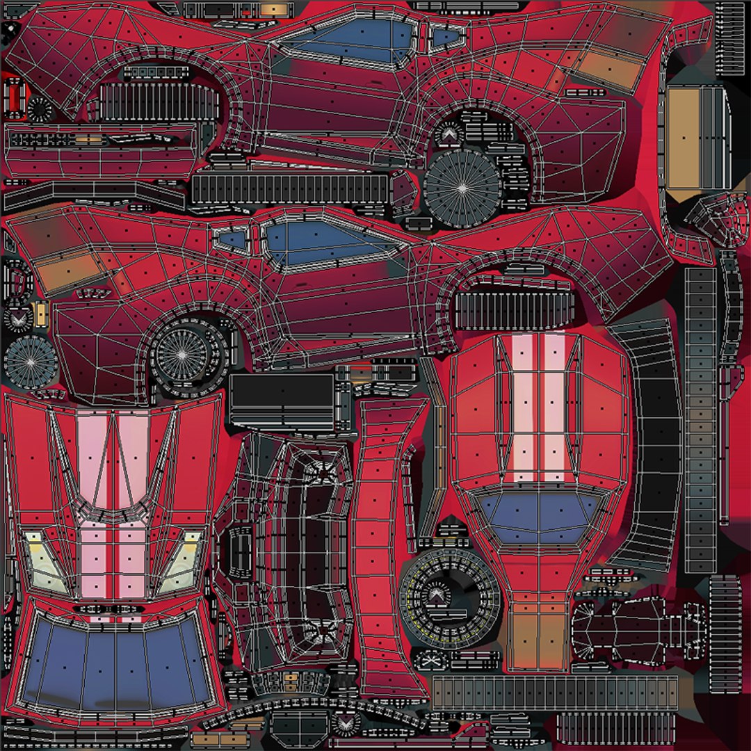 Stylized Sport Car PBR Game Ready 3D Model - TurboSquid 1810912