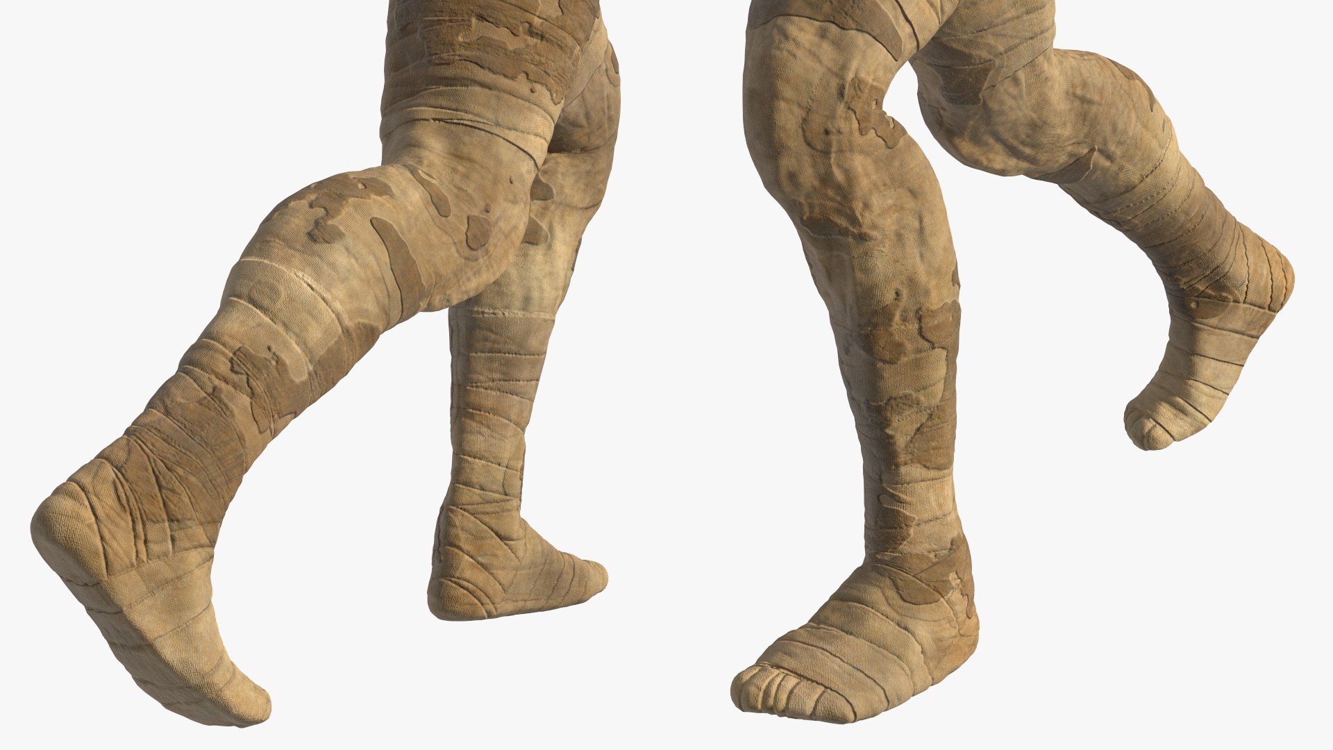 3D Mummy With Ankh Rigged For Maya Model - TurboSquid 2366243