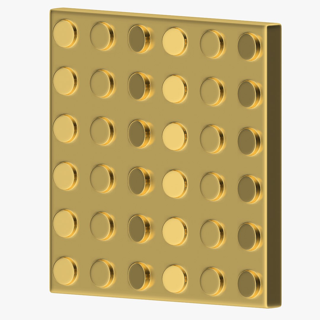Golden seamless wall panel 3D model - TurboSquid 1413750