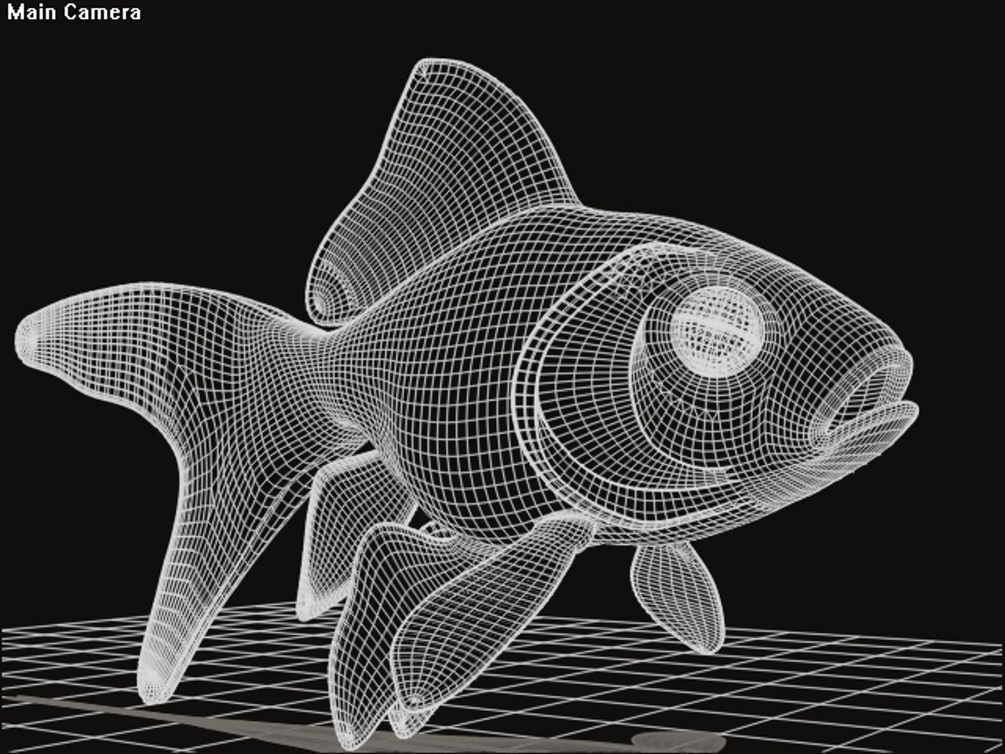 Goldfish Fish 3d Obj