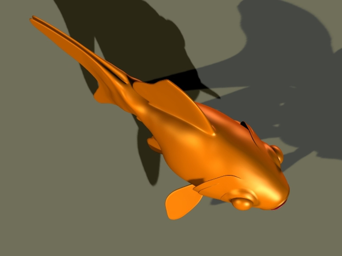 Goldfish Fish 3d Obj