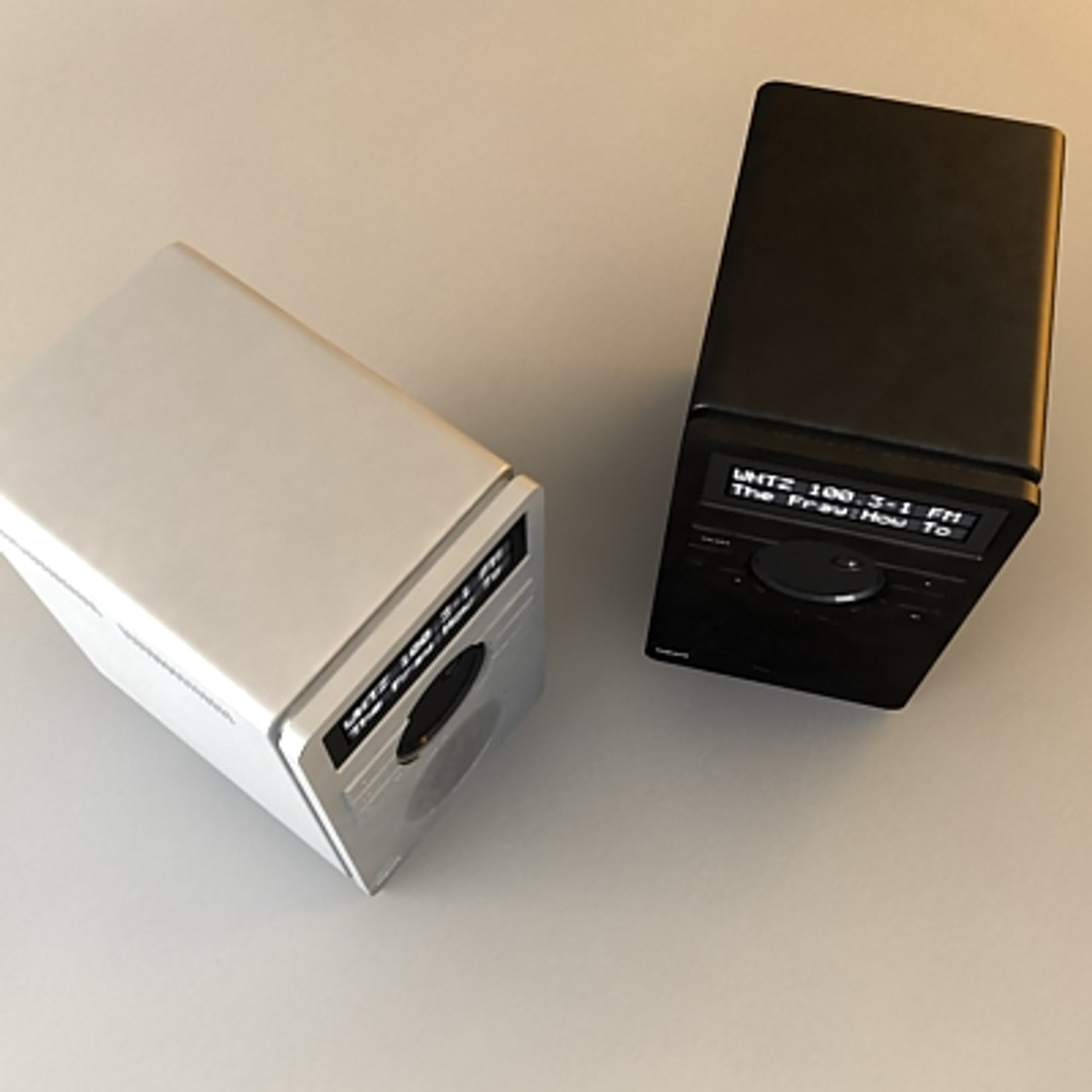 radio 3d model
