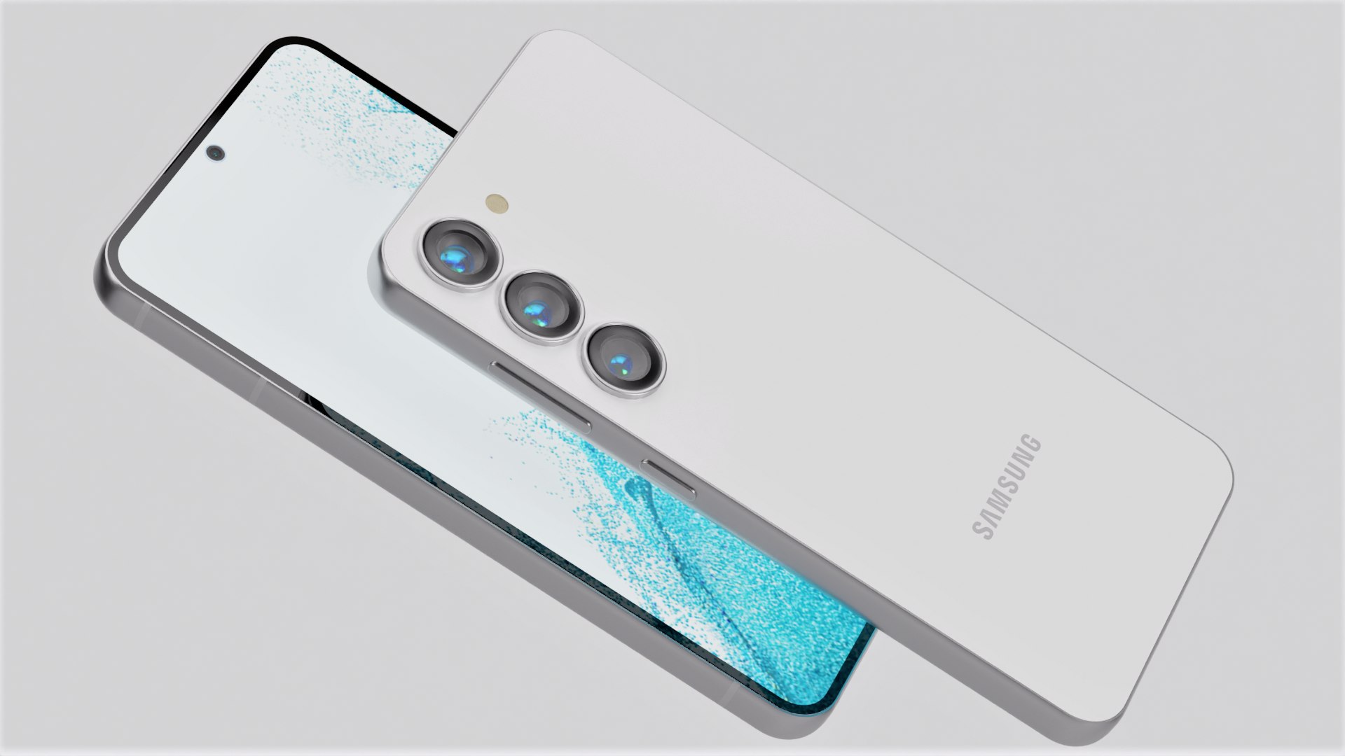 Samsung Galaxy S23 White 3D Model - TurboSquid 2004892