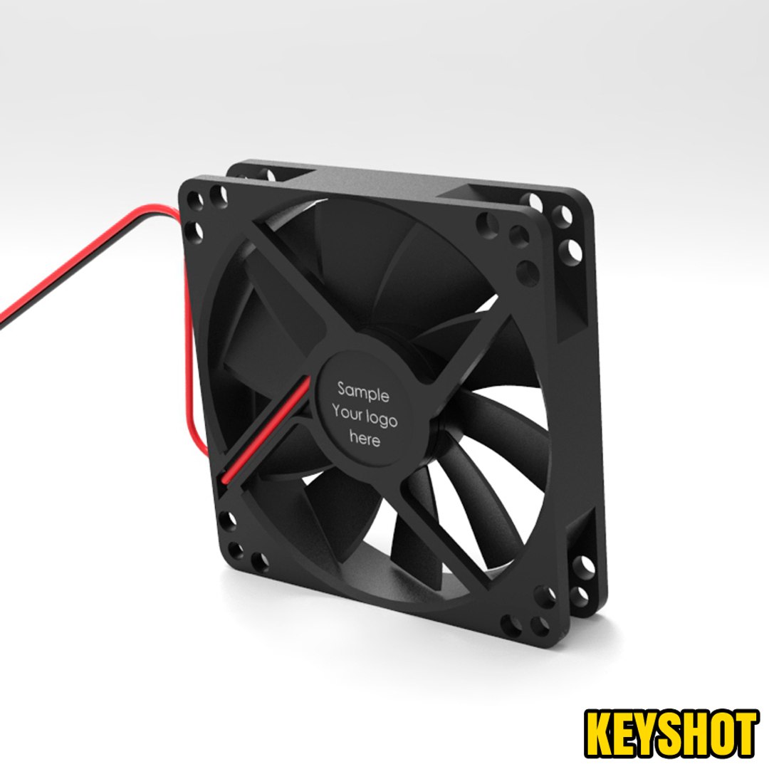 3d model pc fan
