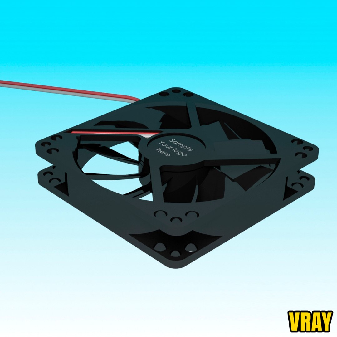 3d model pc fan
