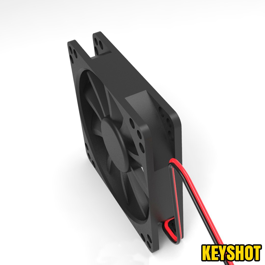 3d model pc fan