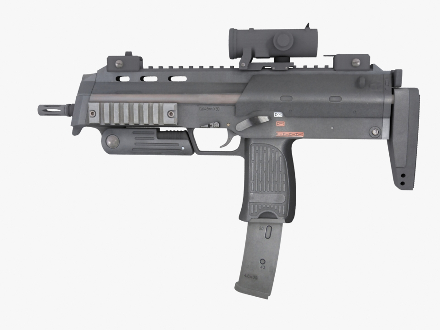 Mp Hk Mp7 3d Max