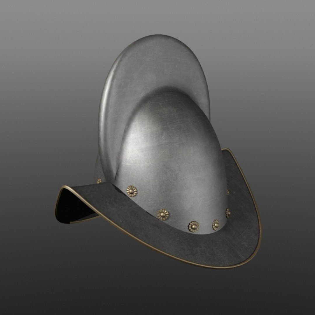 morion helmets 3d model