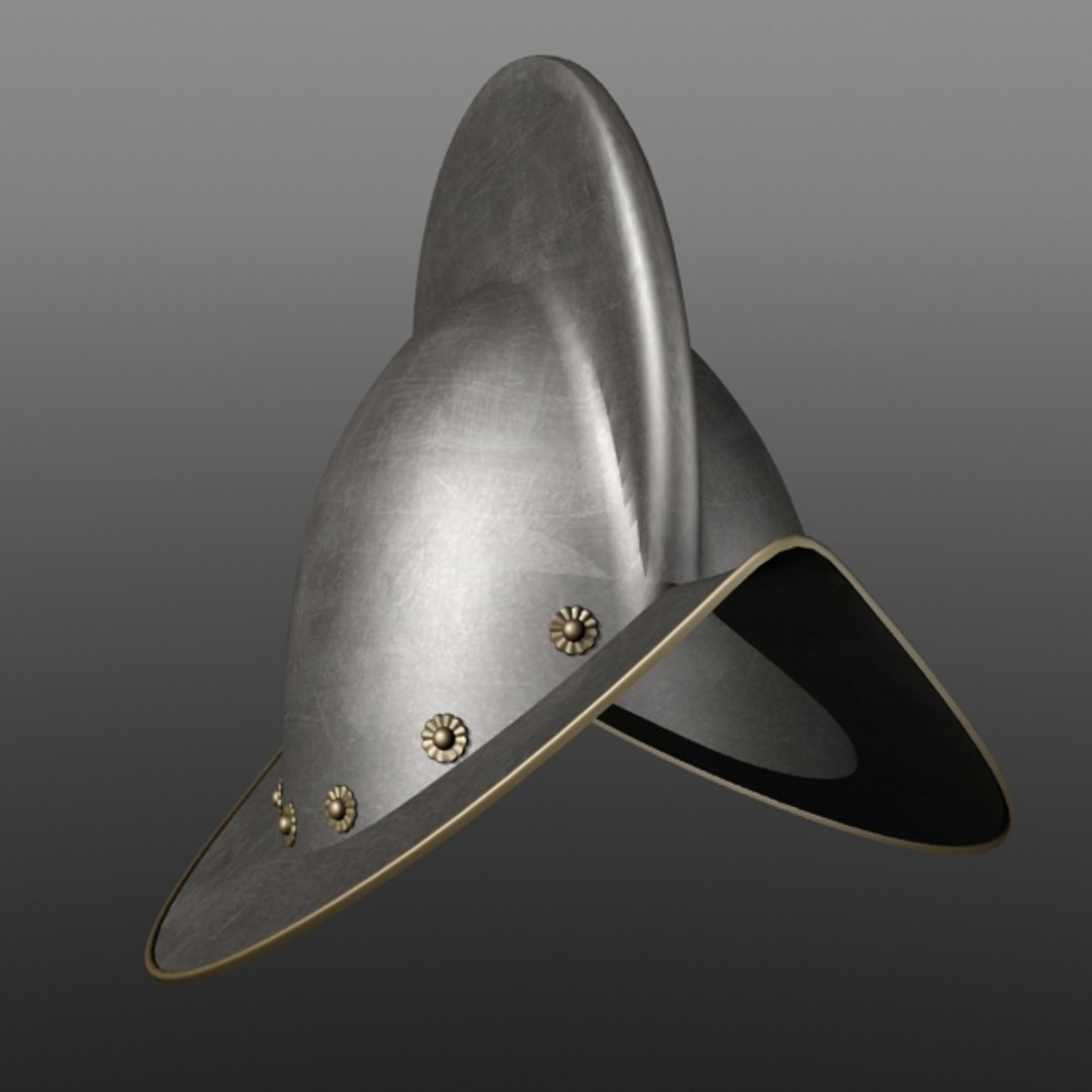 morion helmets 3d model