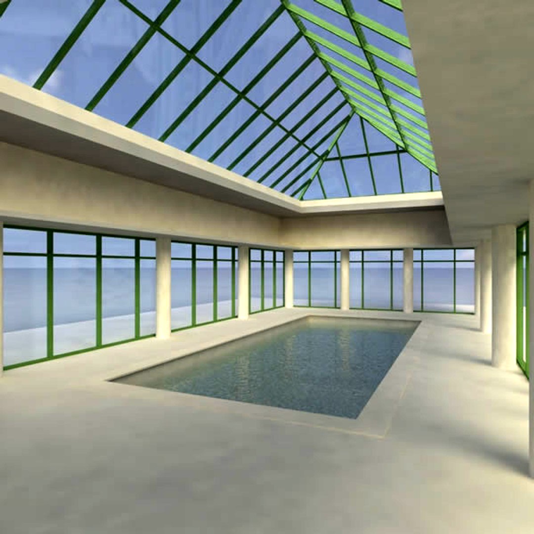 3dsmax Pool Exterior Lights