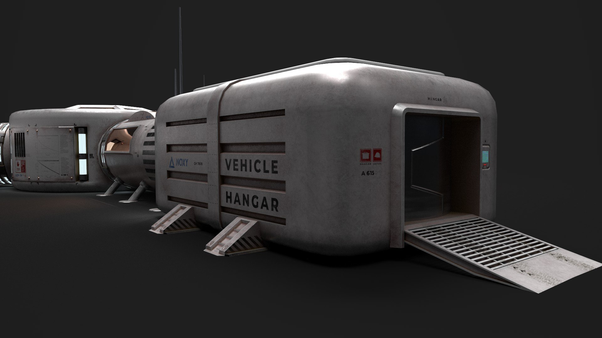 3D Space Mars Colony Car Vehicle Model - TurboSquid 1554333