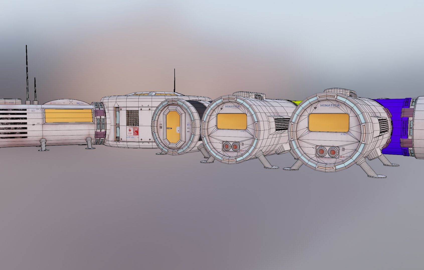 3D space mars colony car vehicle model - TurboSquid 1554333