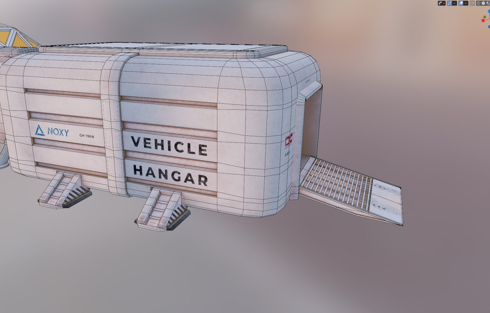 3D space mars colony car vehicle model - TurboSquid 1554333
