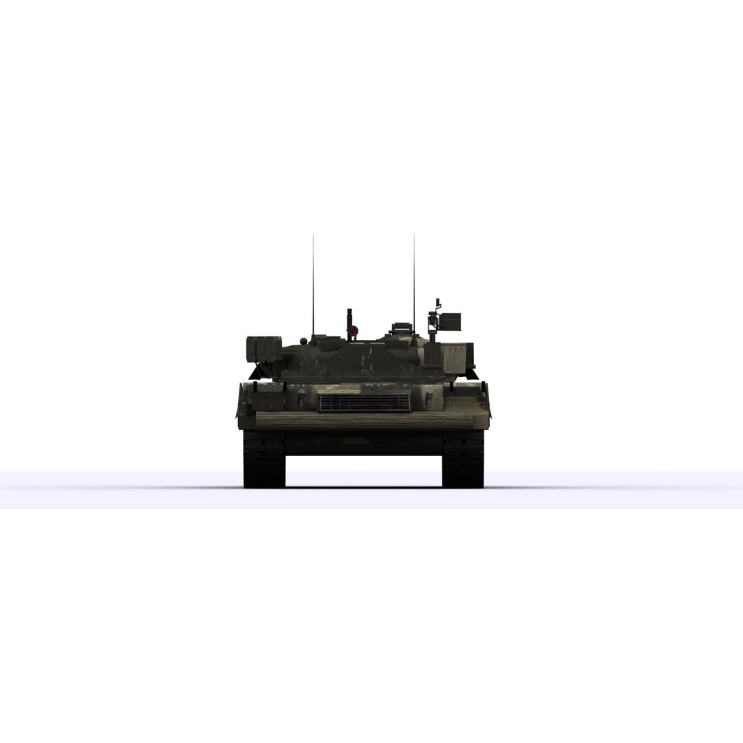 T-80u T80 Tank 3d Model