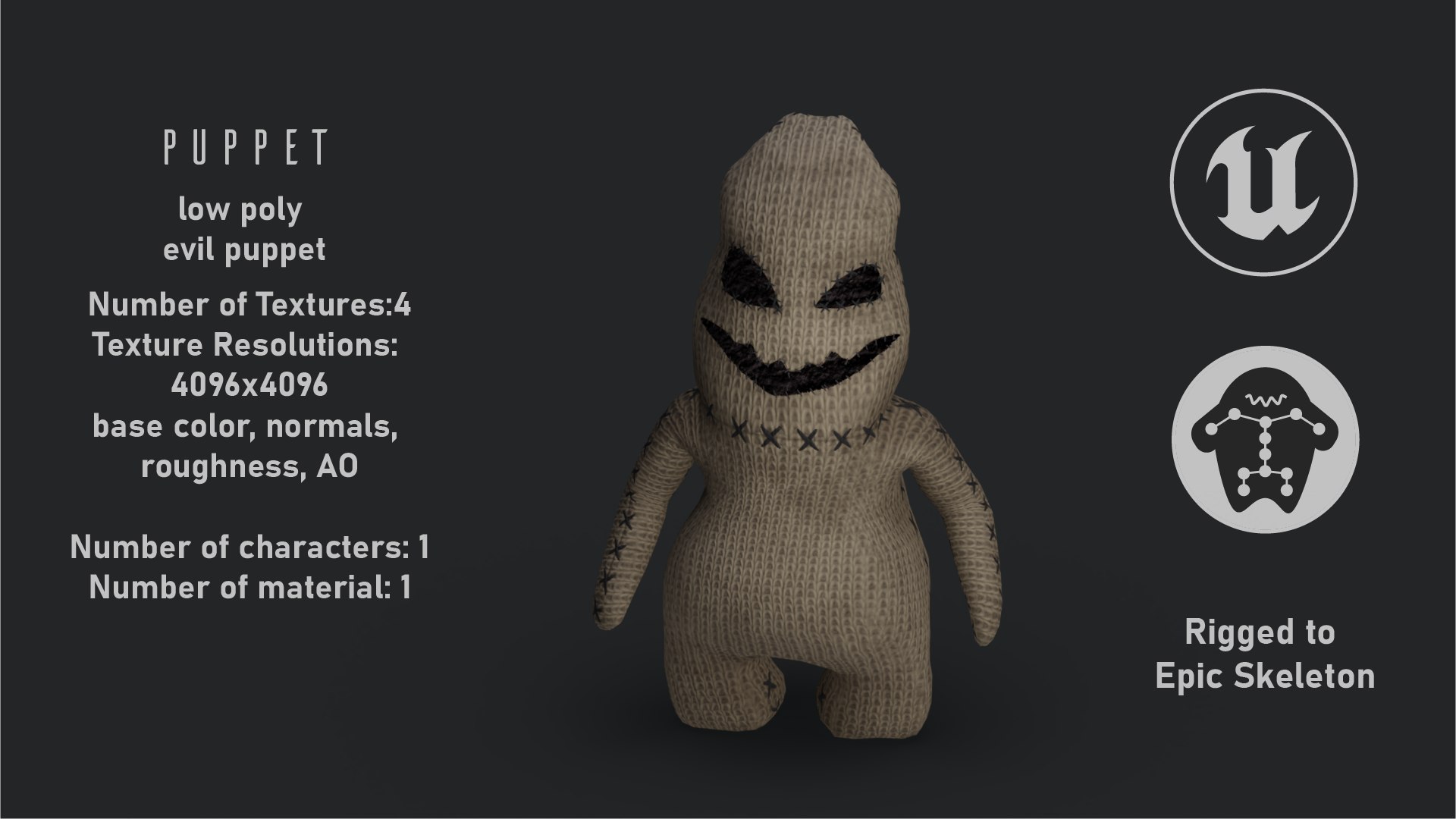 3D Evil Puppet - TurboSquid 1918980