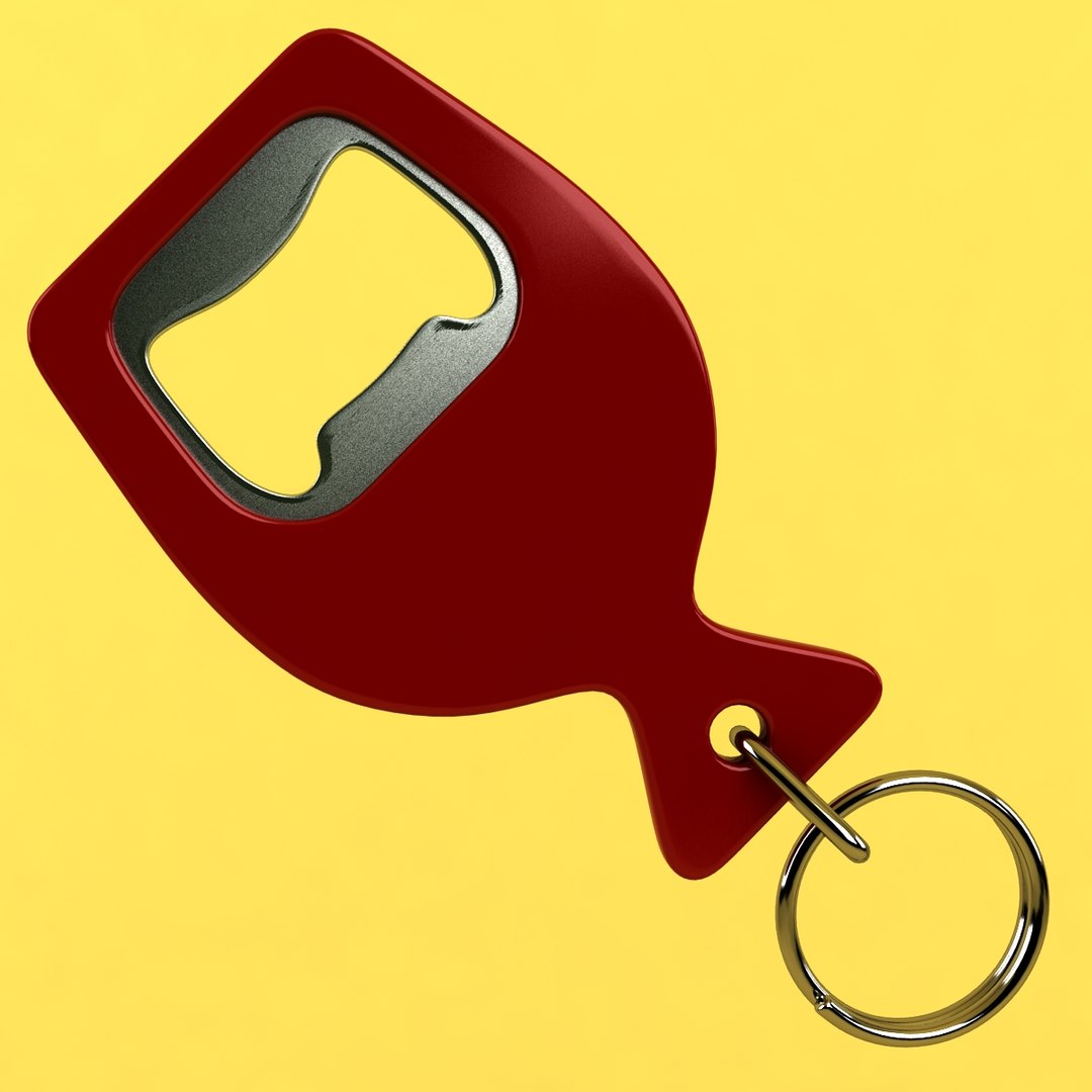 3ds Max Bottle Opener Keychain