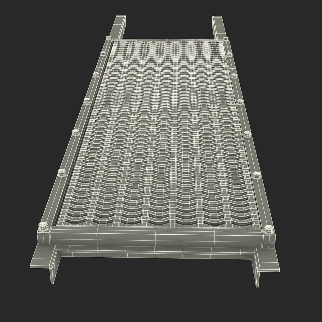 3d walkway modeled loaded