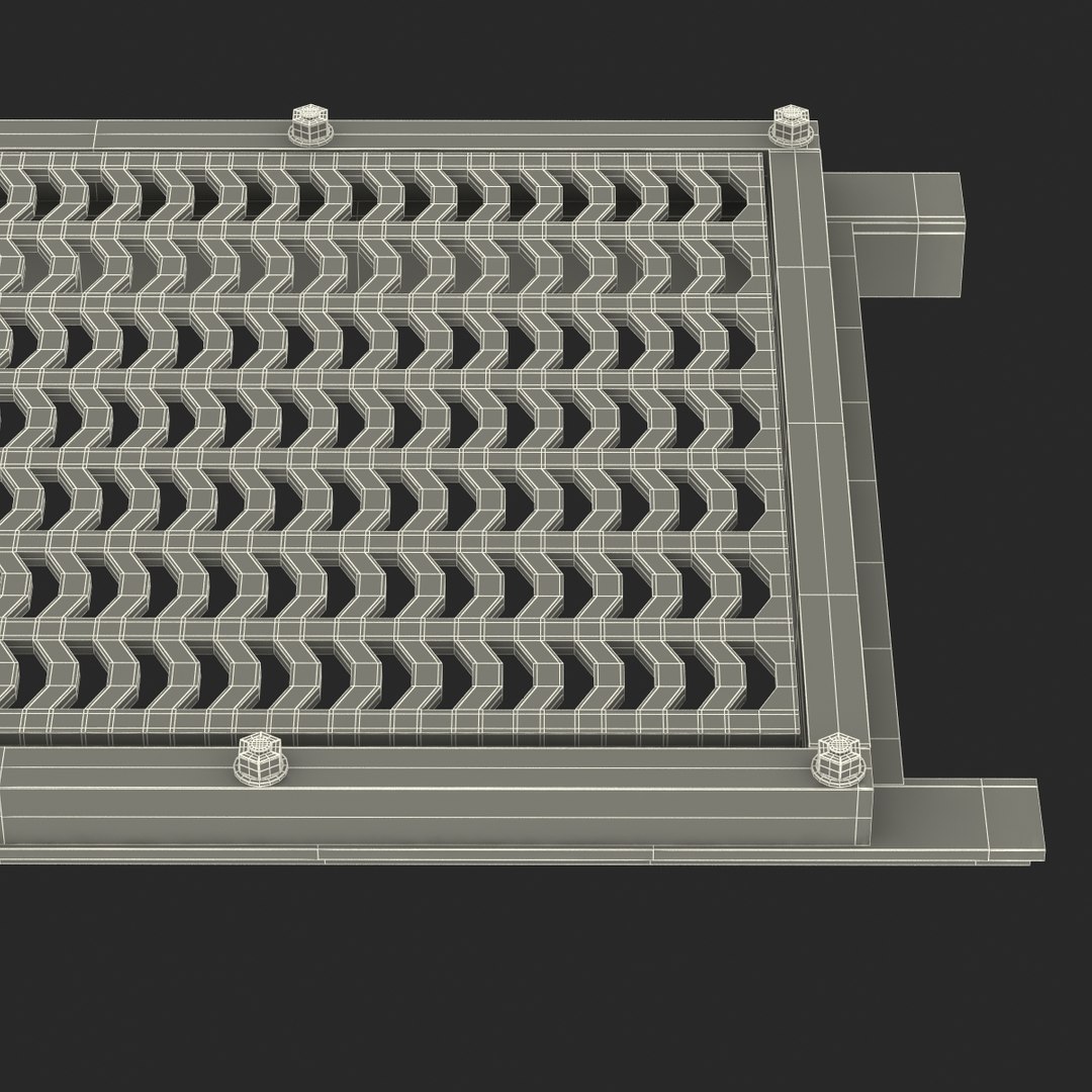 3d walkway modeled loaded