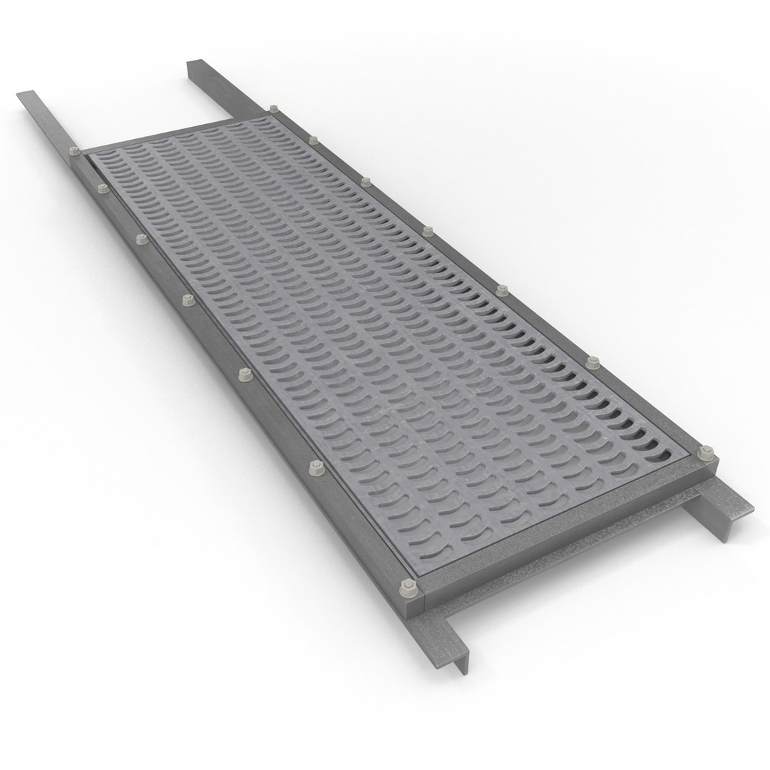 3d walkway modeled loaded