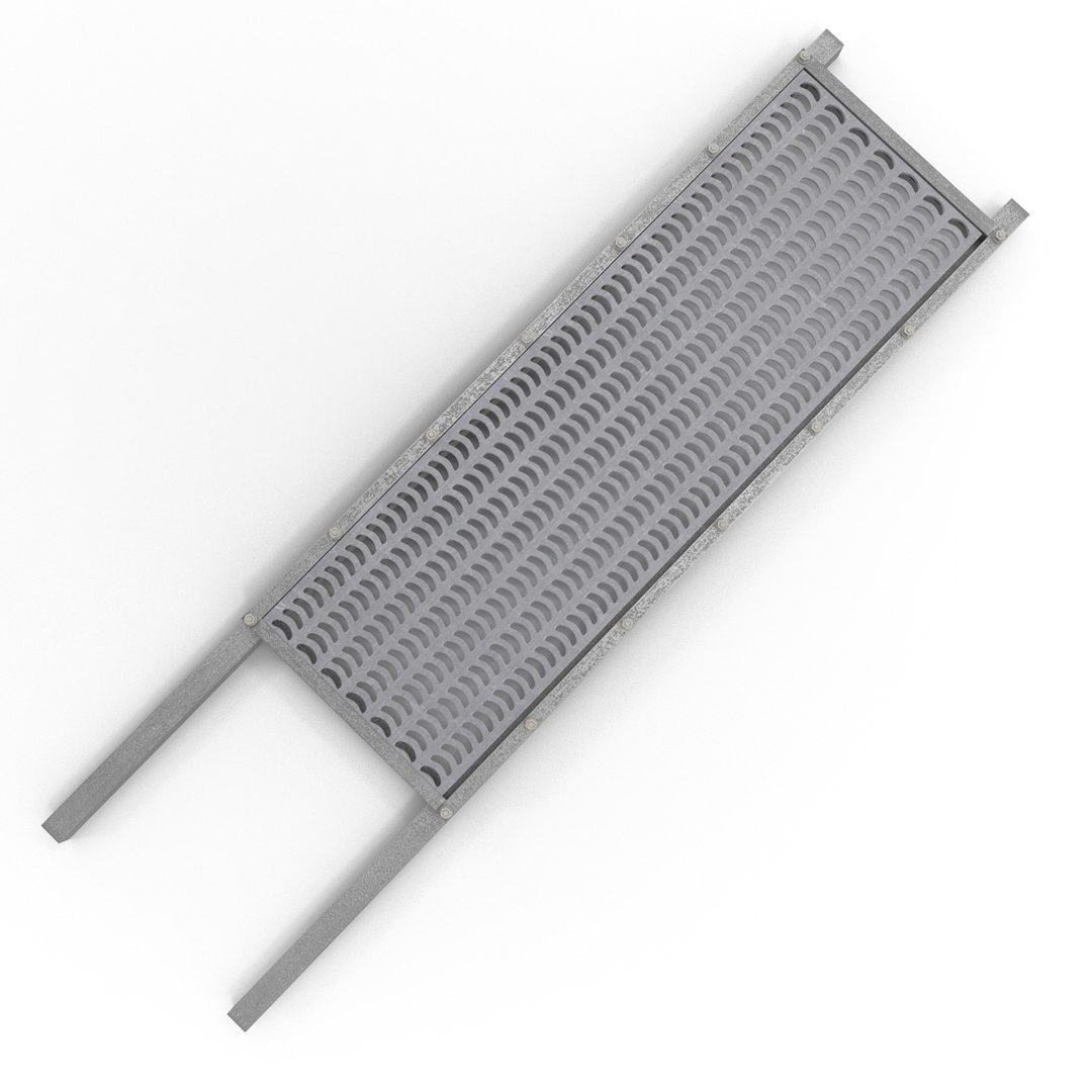 3d walkway modeled loaded