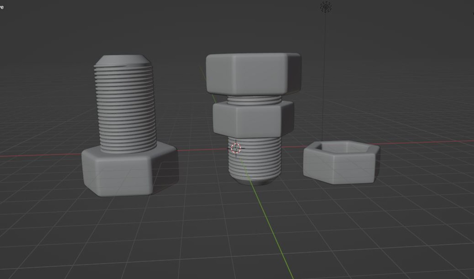Nut And Bolt 3D Model 3D Model - TurboSquid 2348362