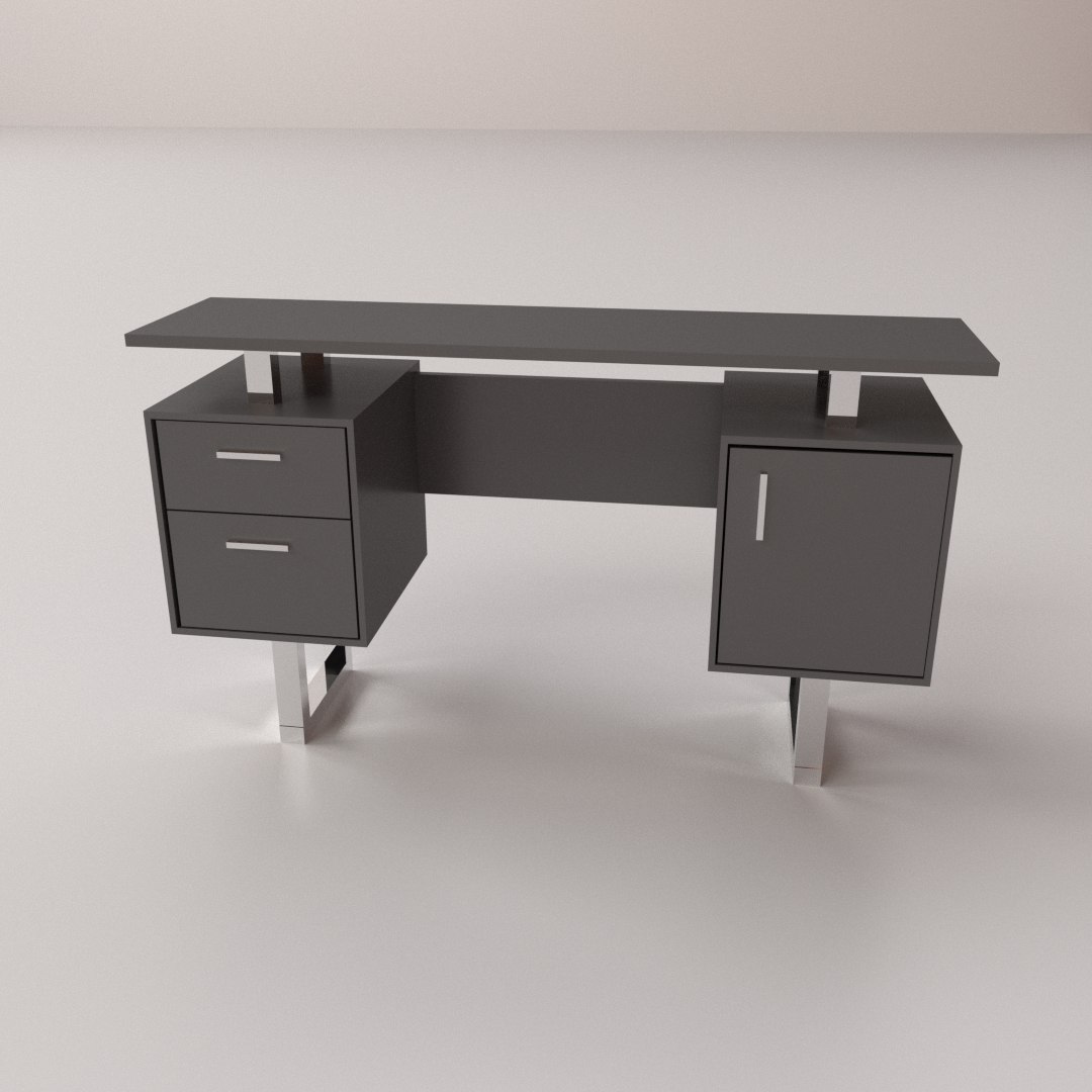 3D Modern Office Desk Model - TurboSquid 1787015