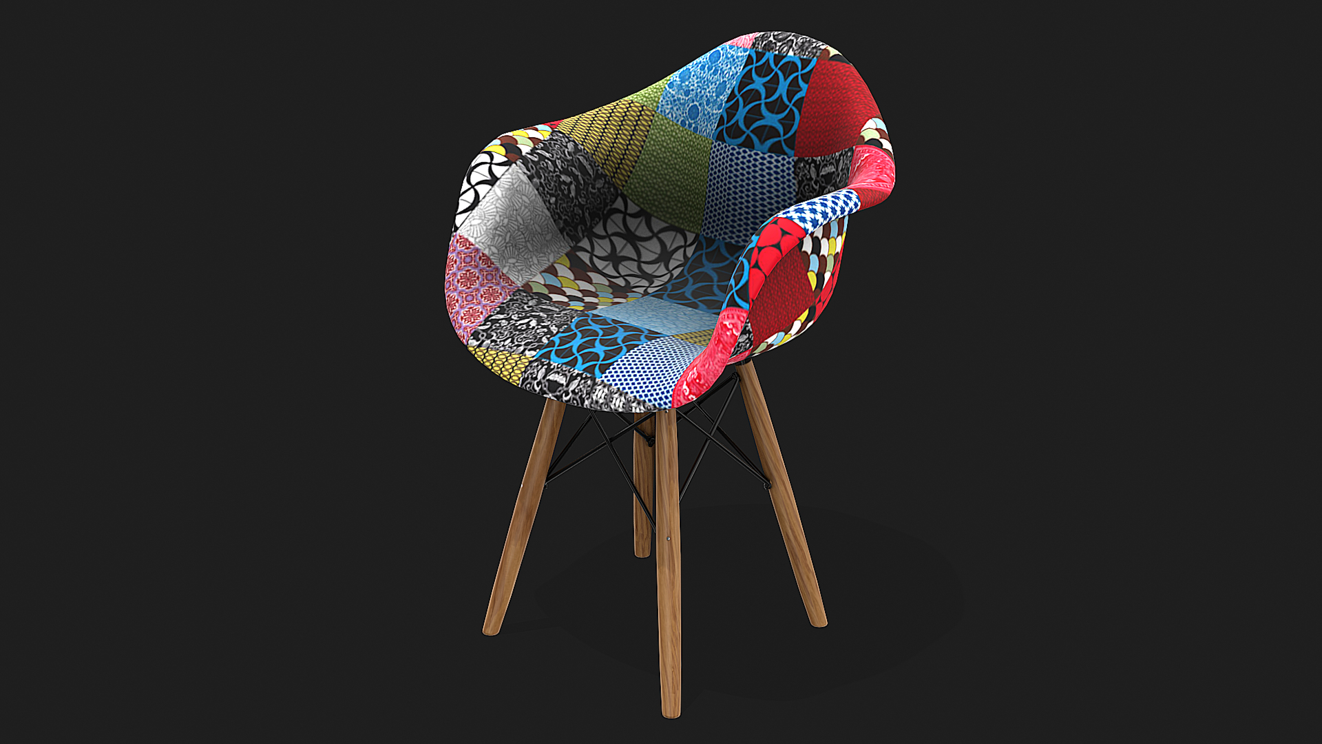 Colorful Armchair 3D - TurboSquid 2144694