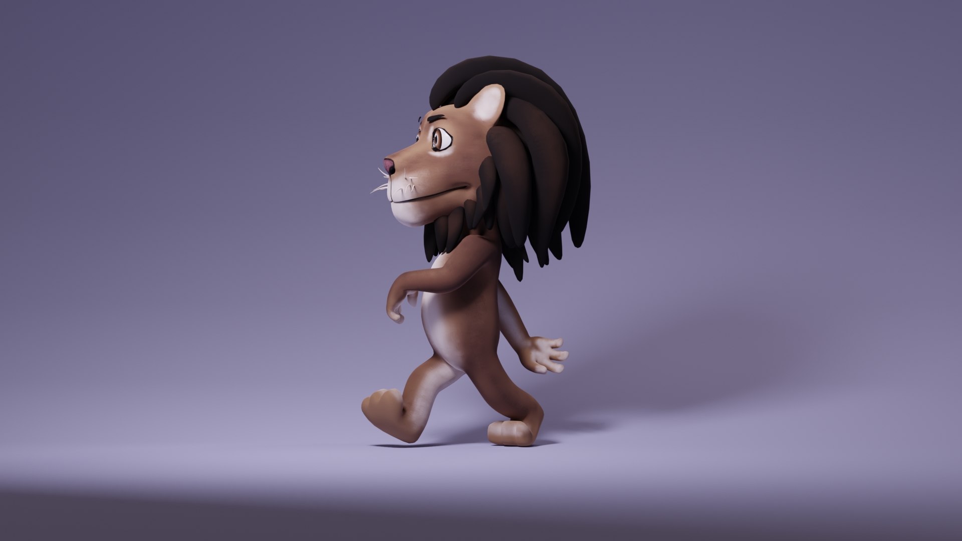 3D Toon Humanoid Lion Model - TurboSquid 1774542